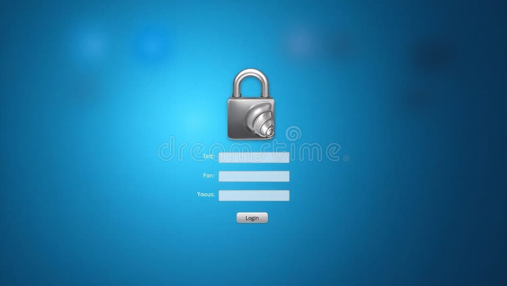 The Solemn Moment before Unlocking Digital Secrets Behind a Login ...