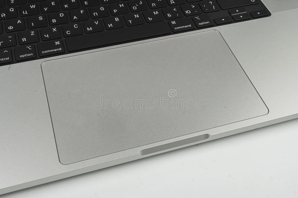 Image Displays Top View of a Laptops Right Side with Keyboard, Showing ...