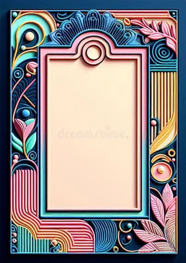 Ornate Baroque Frame with Intricate Floral and Scrollwork Design in ...