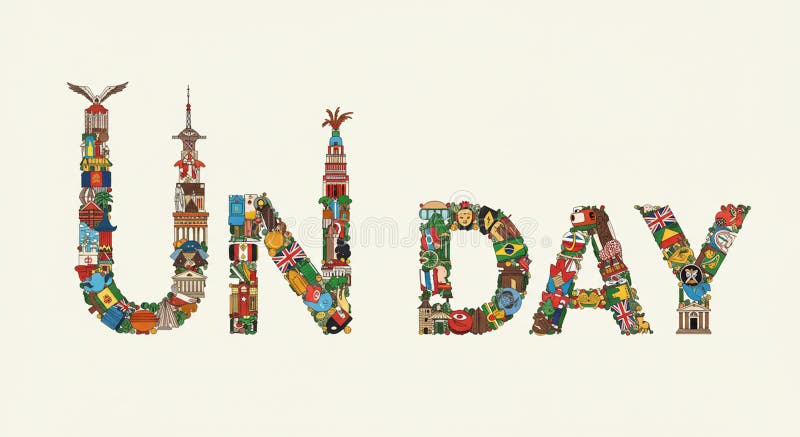 United Nations Day Concept stock illustration. Illustration of ...