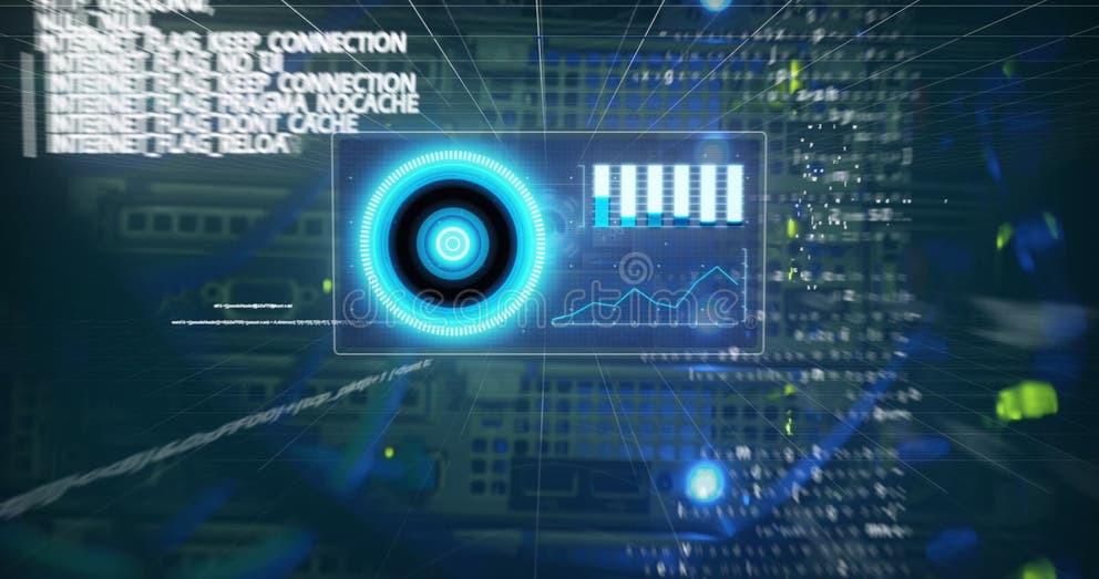 Image of Diverse Data Processing on Digital Screen Stock Photo - Image ...