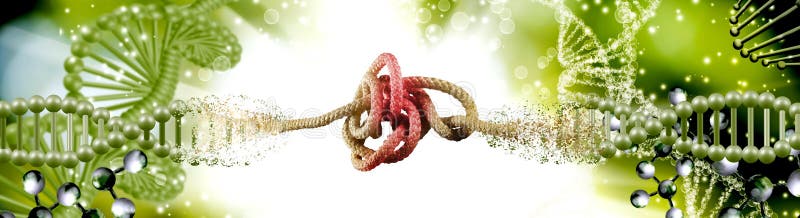 Rope Tangled Seamless Pattern Stock Illustration - Illustration of ...