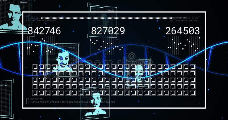 Image of Dna Moving Over Interface with Moving Squares, Profile ...