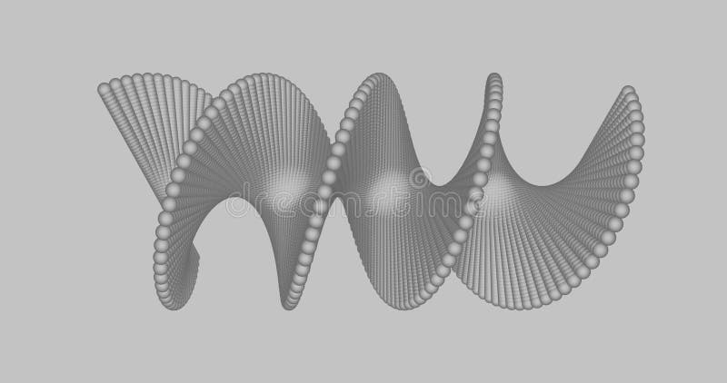 Image of Dna Strand on Gray Background Stock Illustration ...