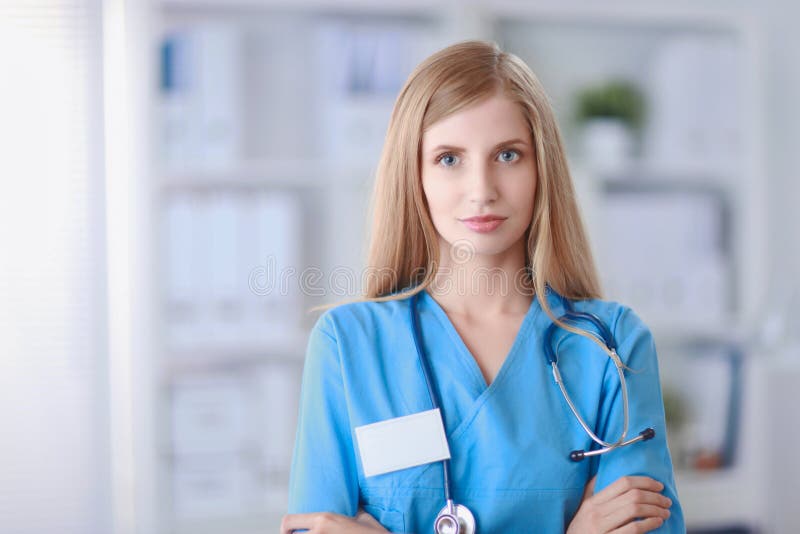 Image of an Doctor Looking at Camera Stock Photo - Image of happy ...