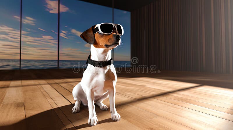 Image of a Dog with Access Keys and Owning the Virtual World Stock ...