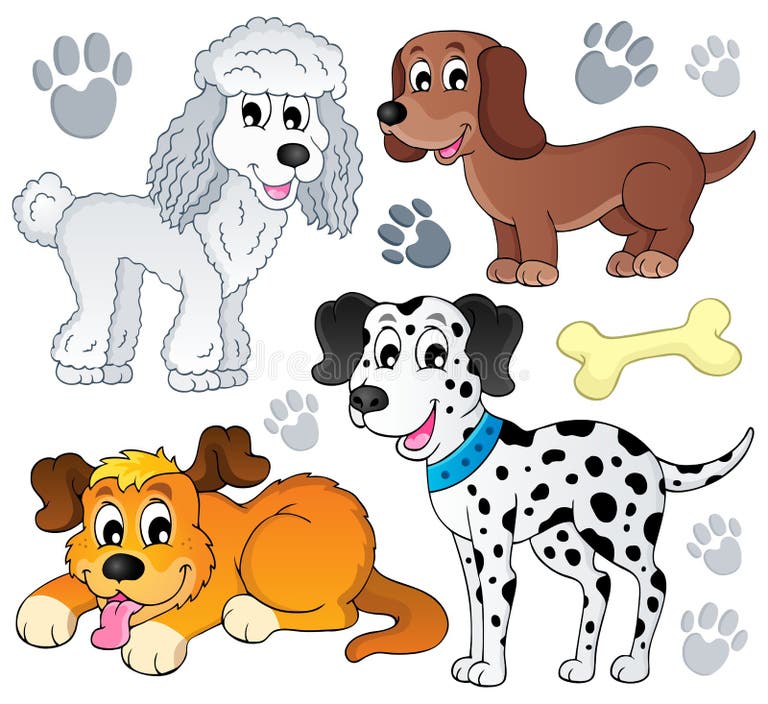Image with dog topic 3 stock vector. Illustration of paws - 31141468