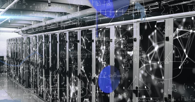 Image of Dots Connected with Lines, Lens Flare and Infographic ...