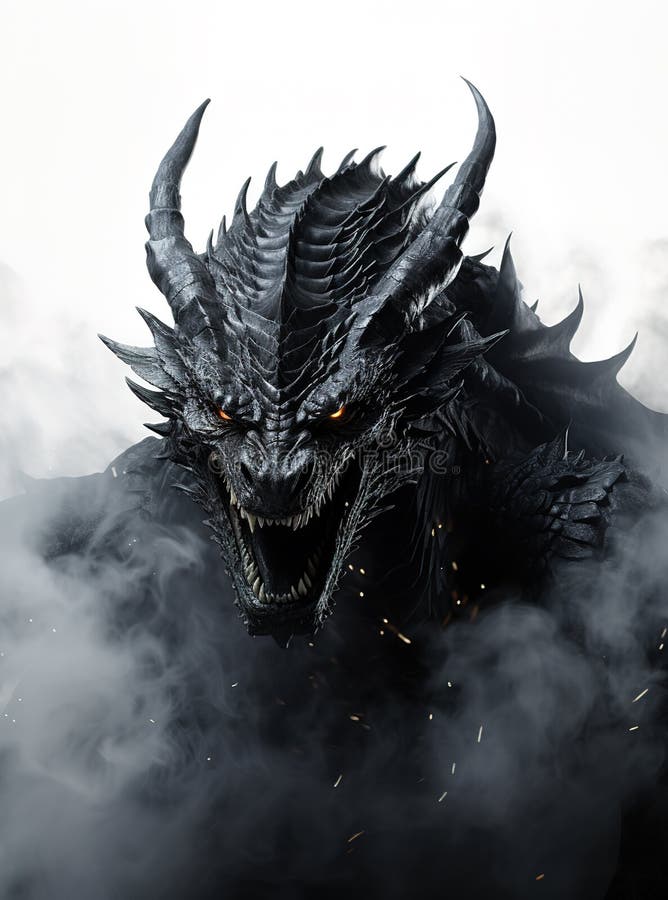 Drargon Head Design Ancient Chinese Style Isolated on Transparent ...