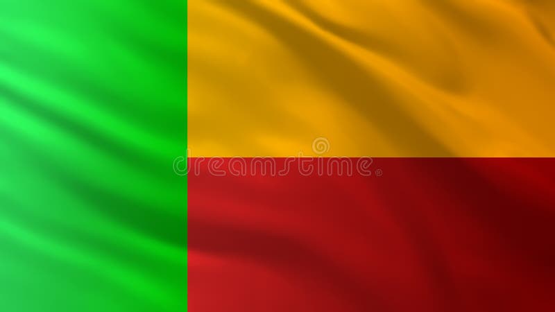 Image Du Drapeau National Du Benin Illustration Stock - Illustration du ...