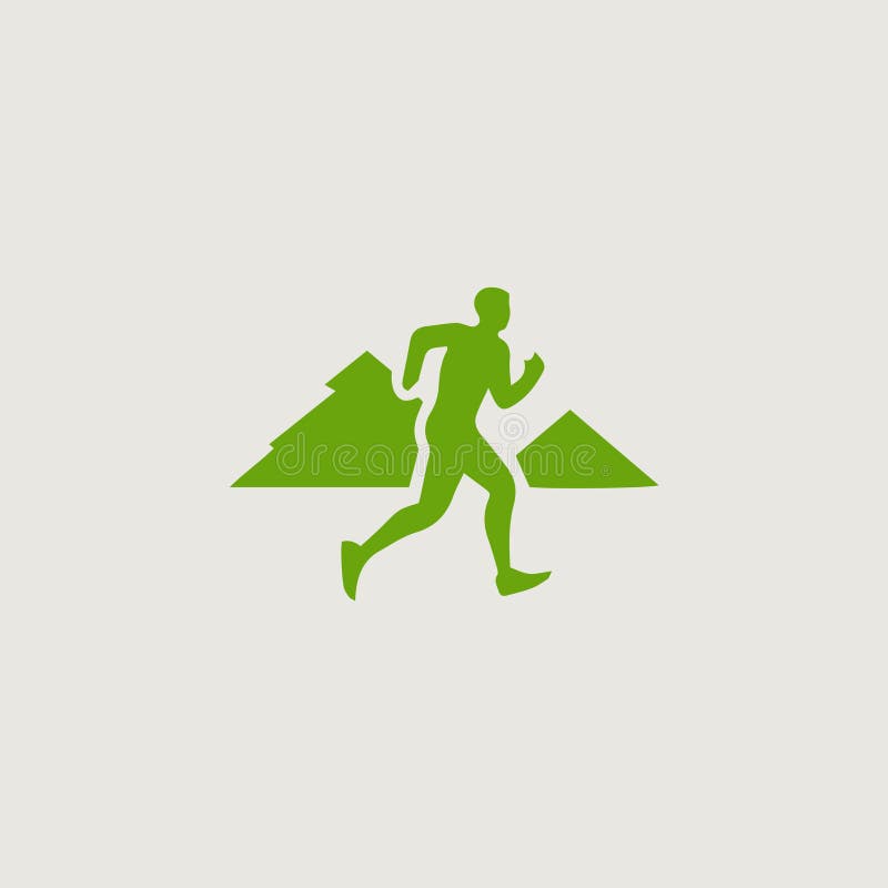 Image Du Logo D'un Homme Faisant Des Exercices Illustration de Vecteur ...