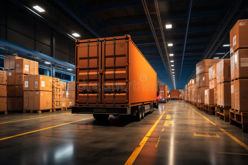 Image Efficient Logistics Warehouse Freight Transportation Using Cargo ...