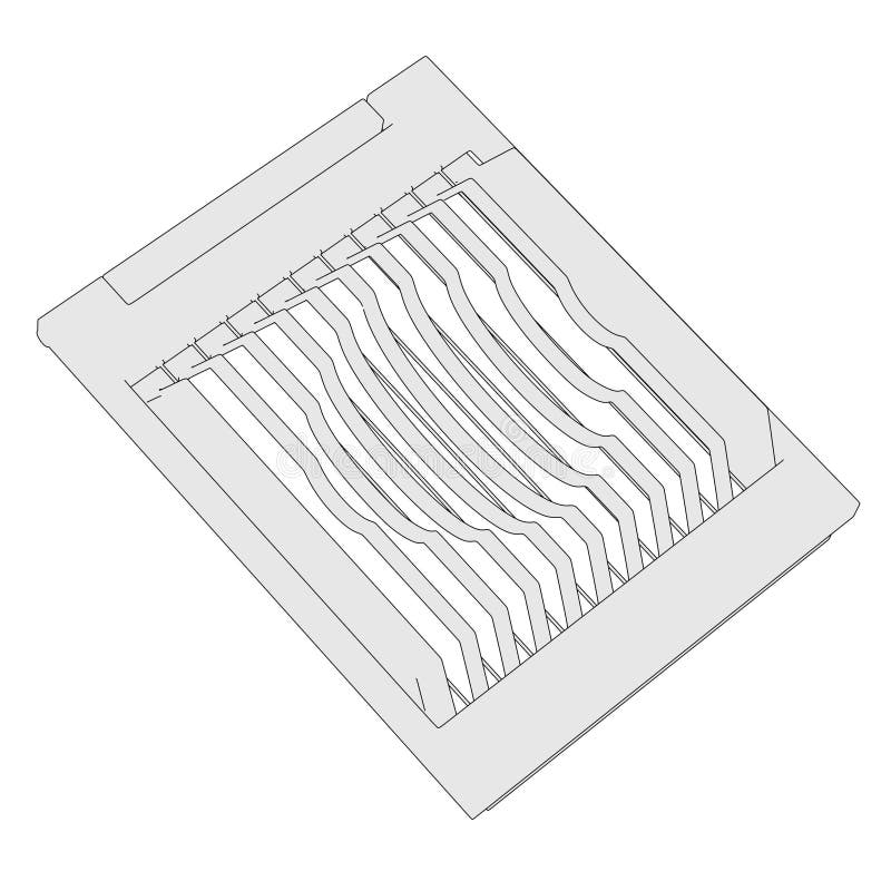 Rib cutter stock illustration. Illustration of figurine - 14724401