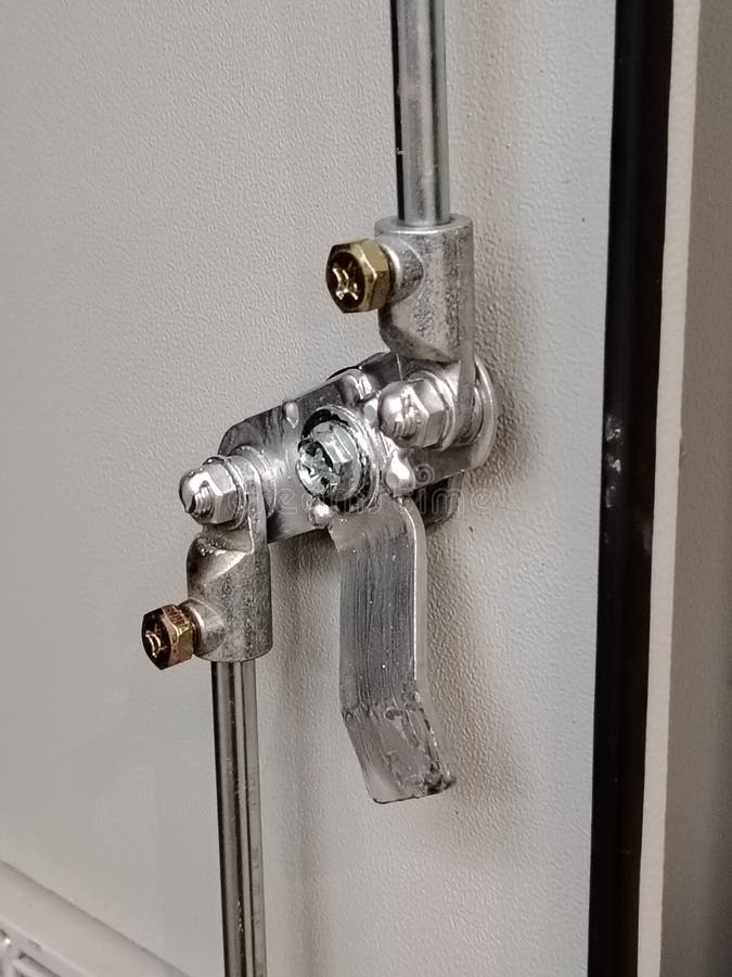 Image of Electrical Cabinet Lock System. Stock Photo - Image of ...