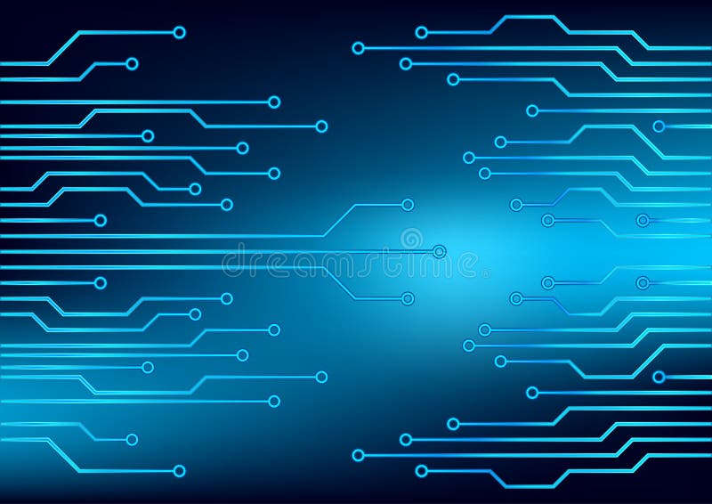 Image Electrical circuit . stock illustration. Illustration of board ...