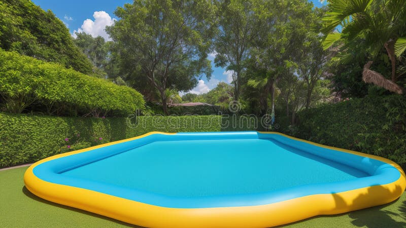 An Image of an Elegantly Captivating and Graceful Backyard Setting AI ...