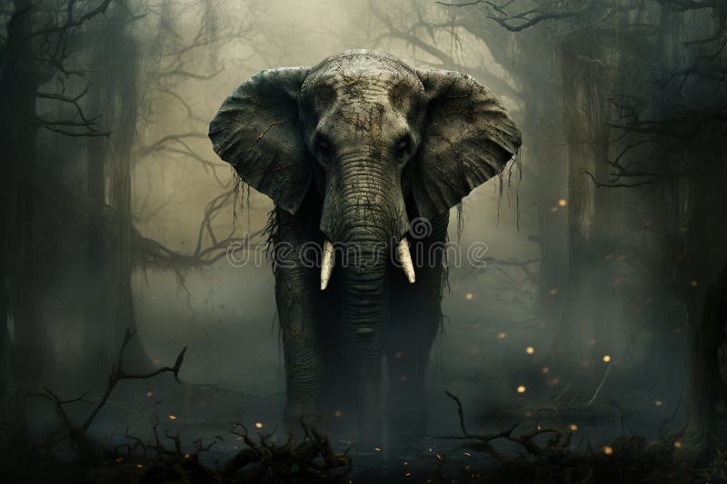 Scary Elephant Stock Illustrations – 325 Scary Elephant Stock ...