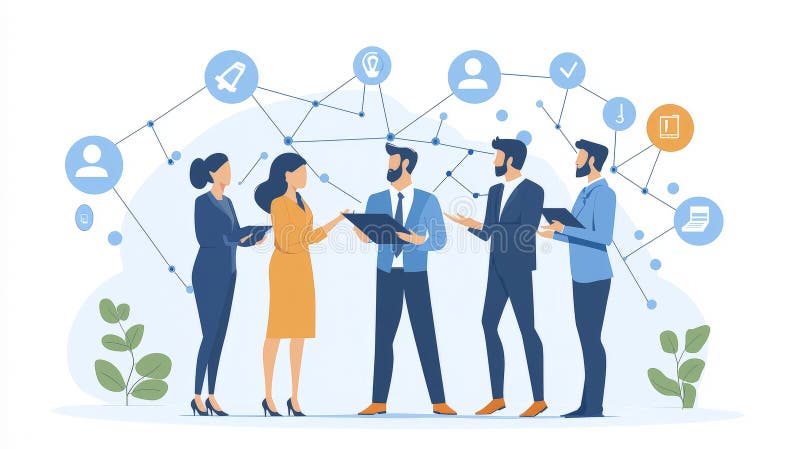 A Visual Representation of Global Business Structure, Highlighting the ...