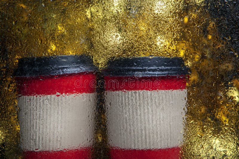 Image of Empty Cup Water Drop Stock Photo - Image of mockup, lovers ...