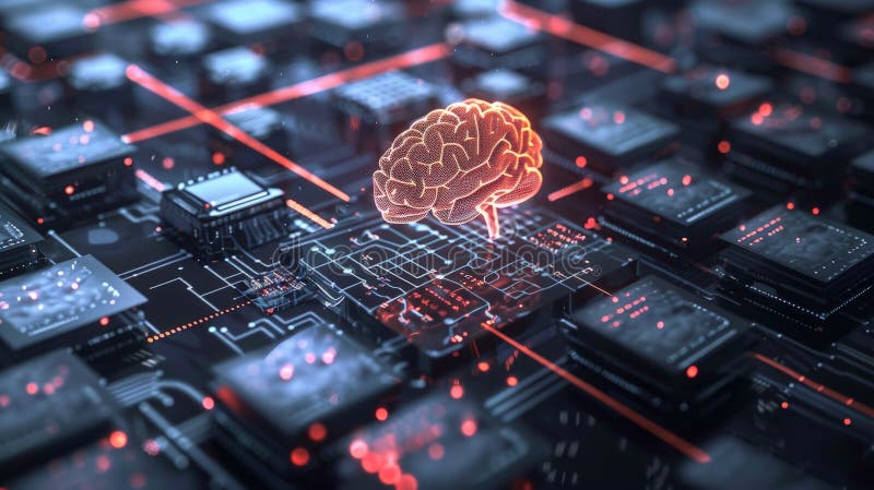 AI & ML Software Modules: Visualizing Innovation Stock Photo - Image of ...