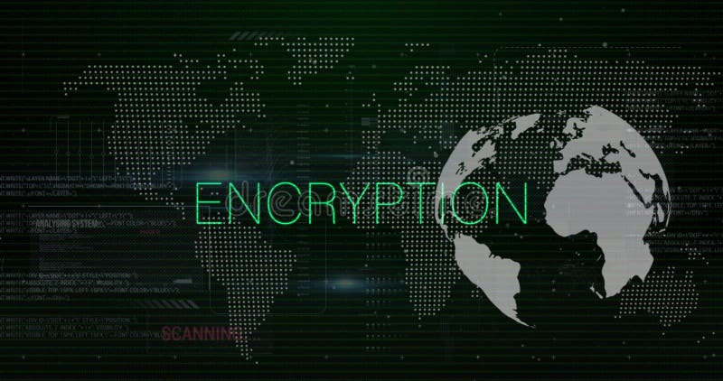 Image of Encryption Text, Globe, World Map, Statistics and Data ... Image of Encryption Text, Globe, World Map, Statistics and Data ...