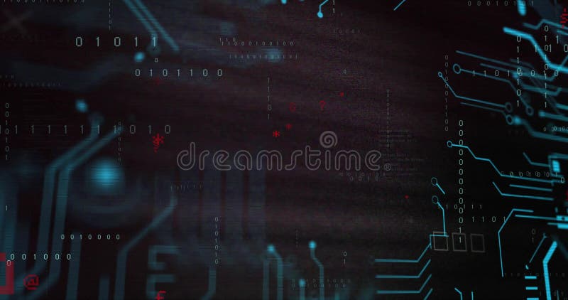 Image of Encryption Text Over Data Processing Stock Illustration - Illustration of text, network ...