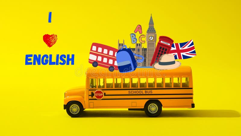 Image for English Language Day, Learning English Language Concept Stock ...