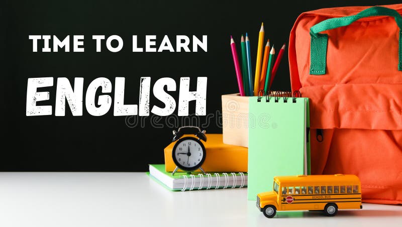 Image for English Language Day, Learning English Language Concept Stock ...