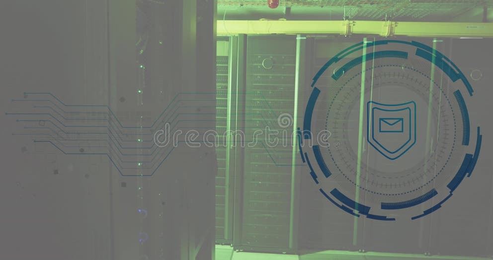 Image of Envelope and Shield in Loading Circles, Illuminated Data ...