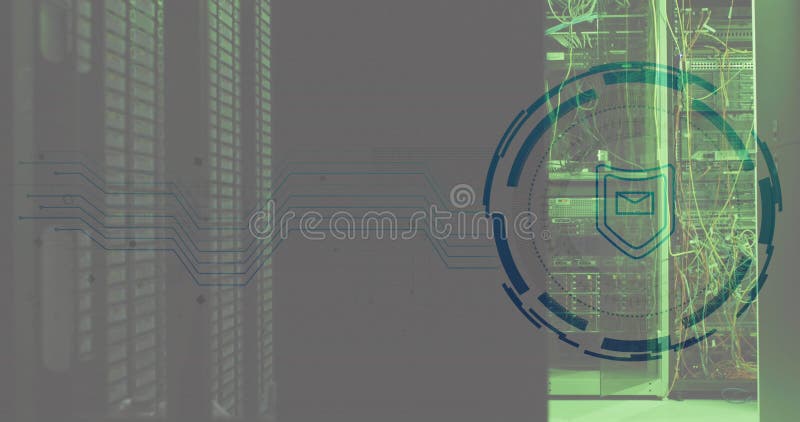 Image of Envelope and Shield in Loading Circles, Illuminated Data ...