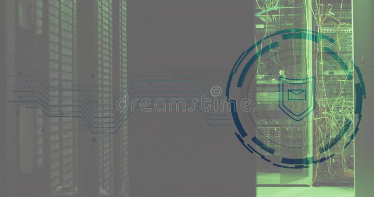 Image of Envelope and Shield in Loading Circles, Illuminated Data ...