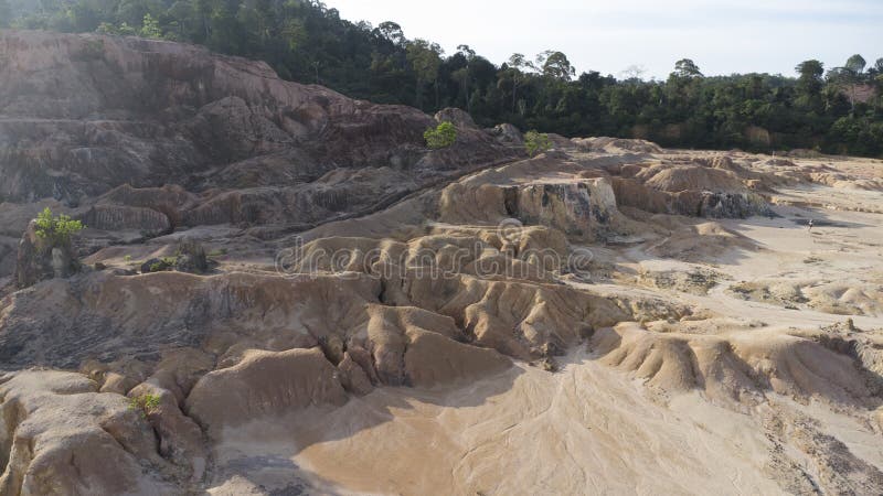 Environment Aerial Scene Around the Soil Texture and Pattern of the ...