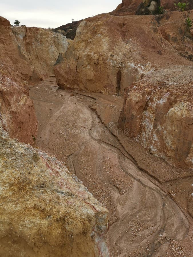 Environment Scene Around the Soil Texture and Pattern of the Limestone ...