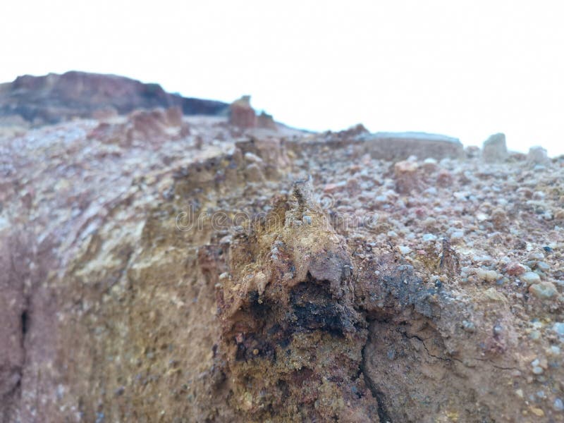 Environment Scene Around the Soil Texture and Pattern of the Limestone ...