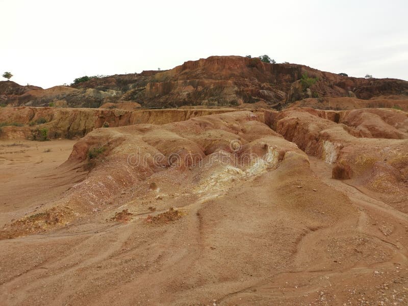 Environment Scene Around the Soil Texture and Pattern of the Limestone ...