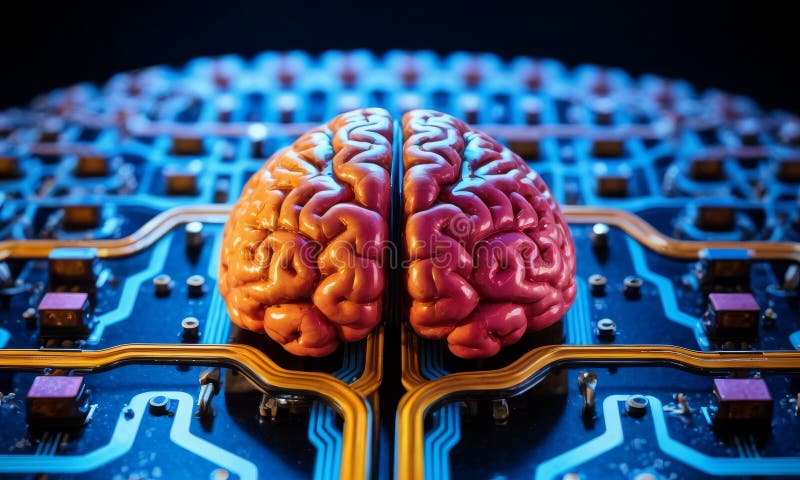 Synaptic Supercomputer stock image. Image of innovation - 309506529