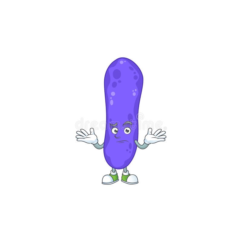 An Icon of E.coli Bacteria Cartoon Design Style with a Sign Board Stock ... An Icon of E.coli Bacteria Cartoon Design Style with a Sign Board Stock ...