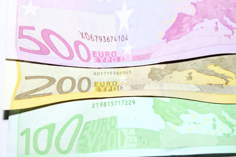 Image of Euro in Distorted Form Stock Image - Image of money, text ...