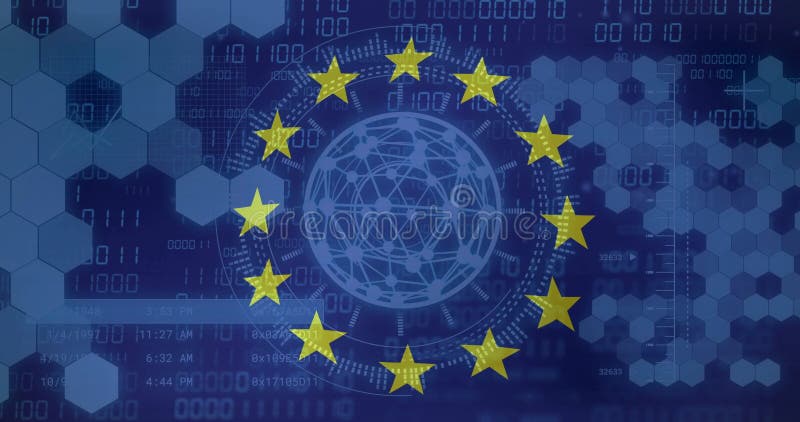 European Union flag stock image. Image of texture, fabric - 237212853