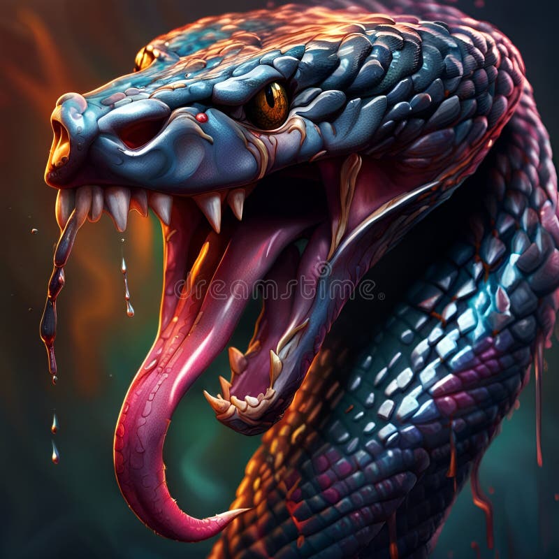 Spitting Venom Stock Illustrations – 191 Spitting Venom Stock ...