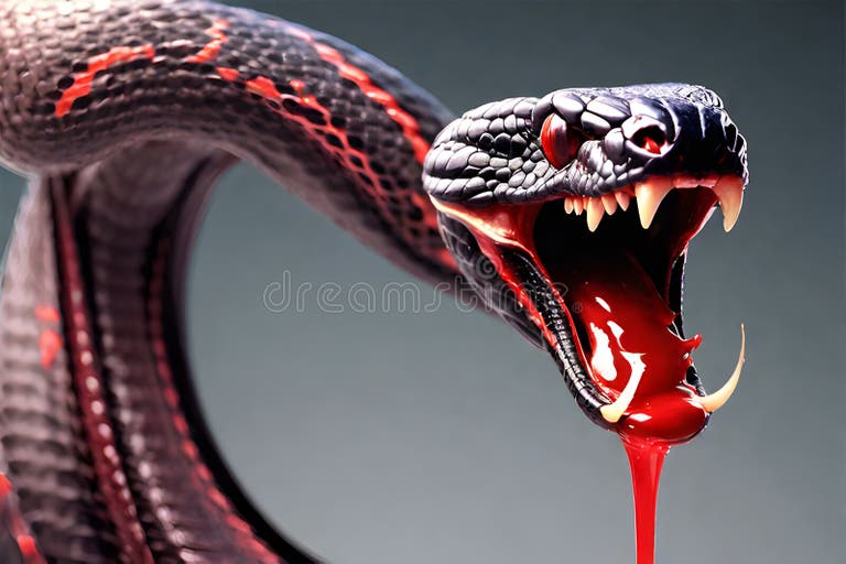 Snake Spitting Venom Stock Illustrations – 200 Snake Spitting Venom ...