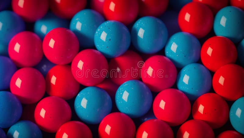 An Image of an Excellently Composed Picture of a Bunch of Candy Balls ...