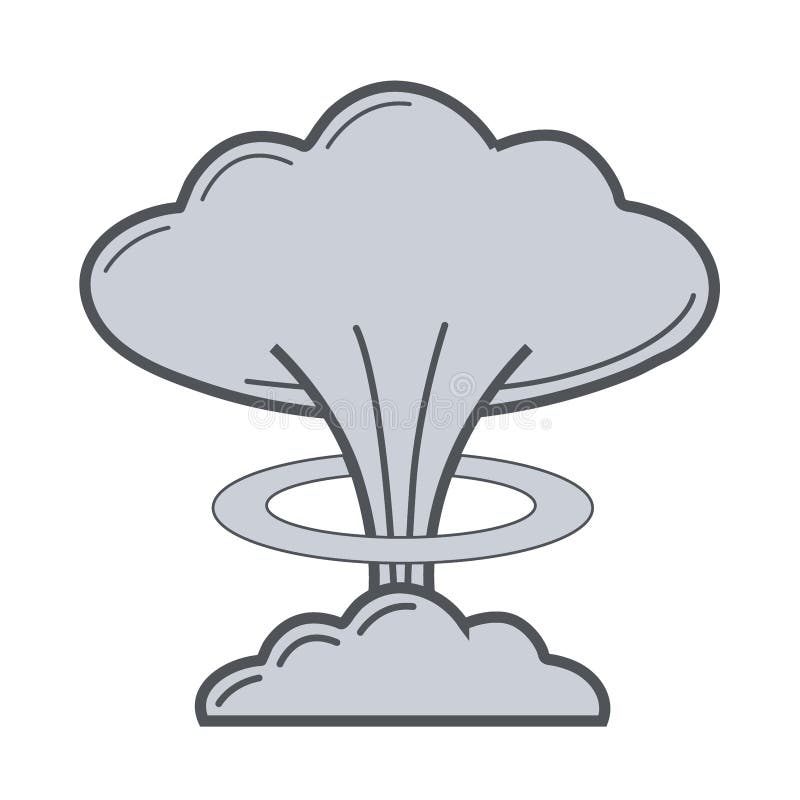 Image of Explosion Icon on a White Background Stock Illustration ...