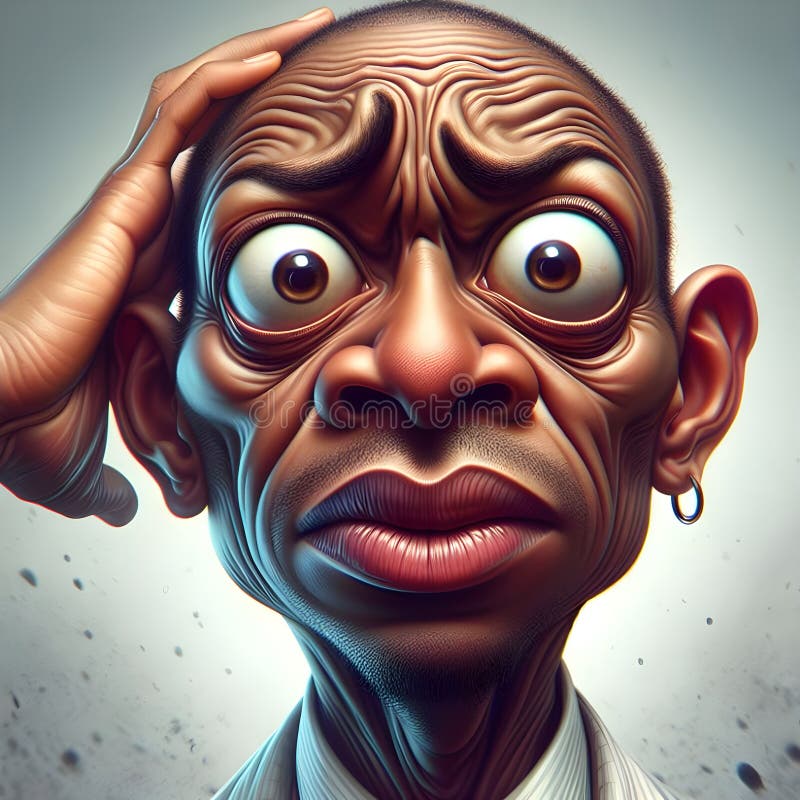 Image of Extreme Human Caricature of Various Facial Expression Art ...