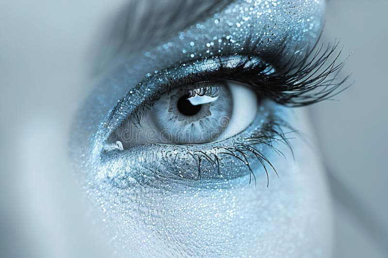 An Image of an Eye in Black and White, High Quality, High Resolution ...