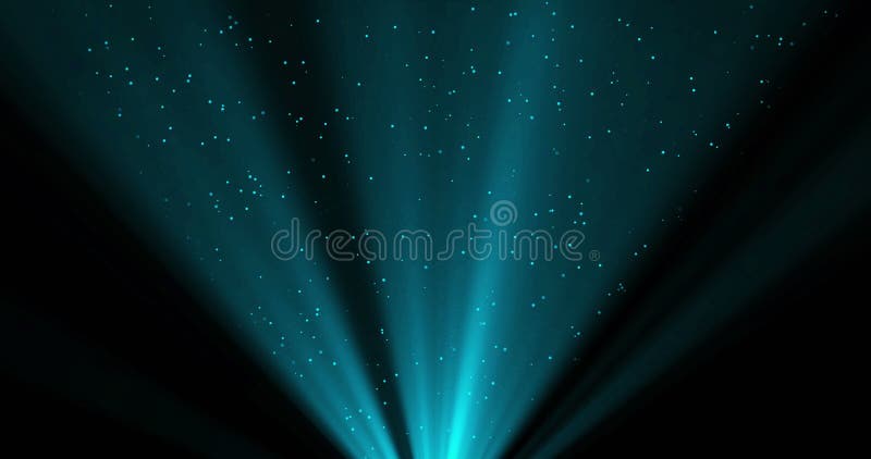Image of Falling Confetti and Light Rays Over Black Background Stock ...