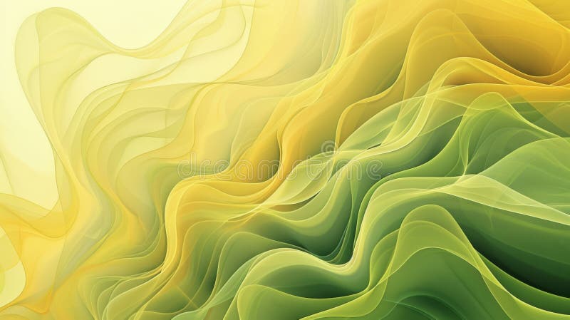 Abstract Yellow Waves Background Stock Illustration - Illustration of ...