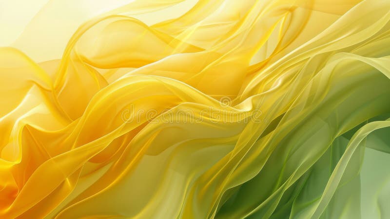 Abstract Yellow Waves Background Stock Illustration - Illustration of ...