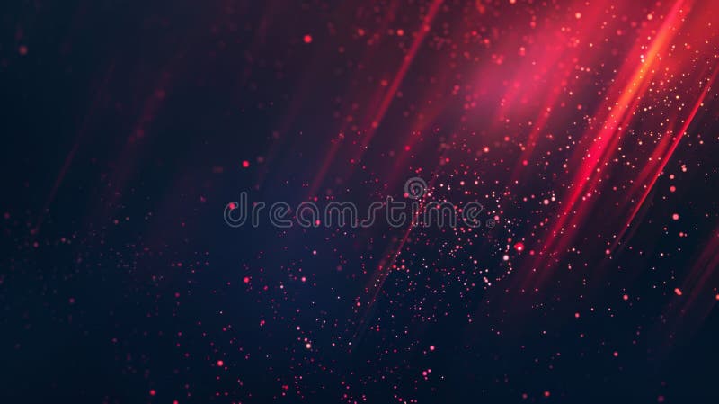 Abstract Red Particles Background with Generative AI Stock Photo ...