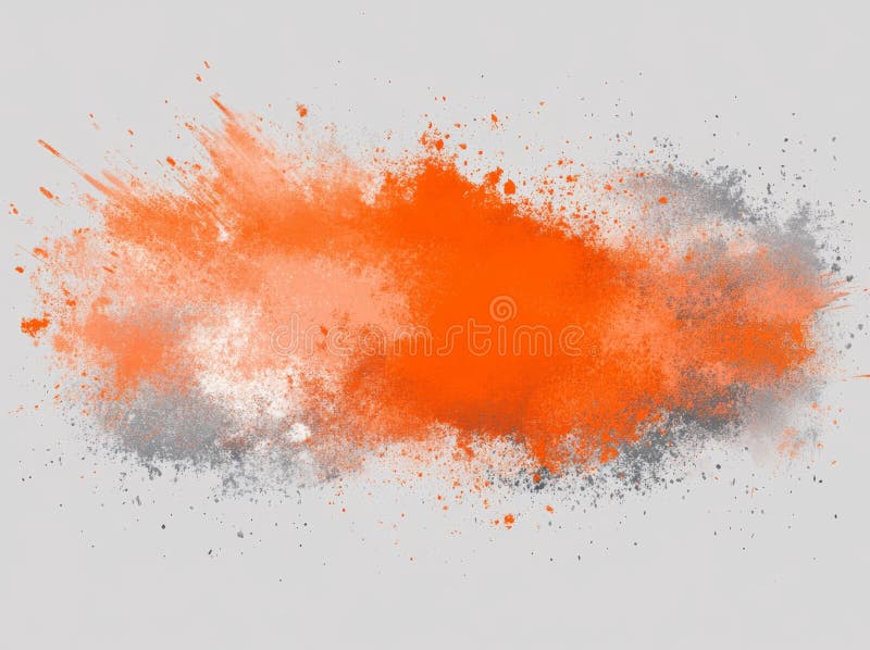 The Image Features an Abstract Explosion of Colored Dust Particles in ...